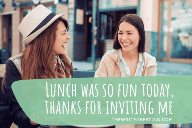 100+ Personal Ways to Say Thank You For Lunch - The Write Greeting